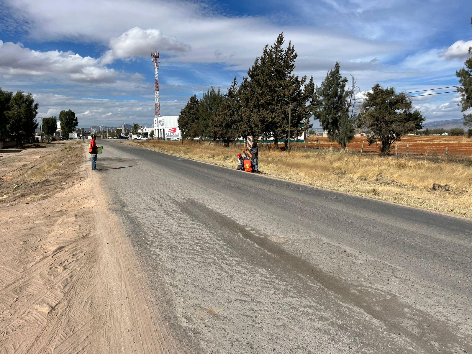 Rehabilitan entronque San José de Lourdes en la carretera Zacatecas ...
