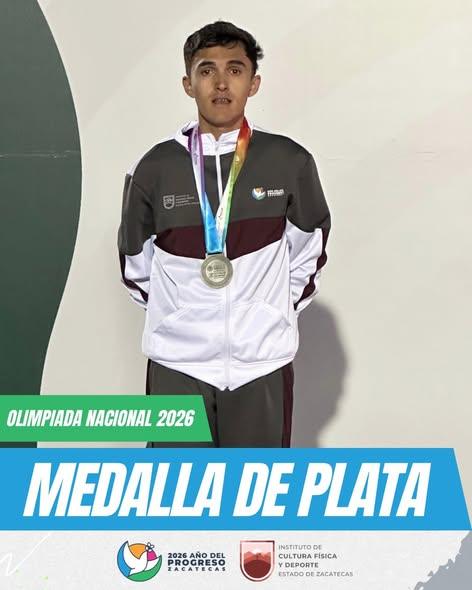 Logra Roberto Gandy Castro plata en atletismo dentro de la ON 2026 ...